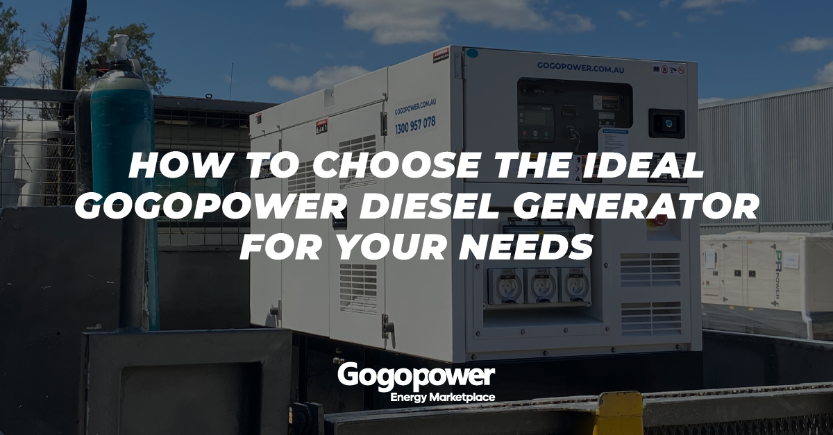 How to Choose the Ideal Gogopower Diesel Generator for Your Needs ...