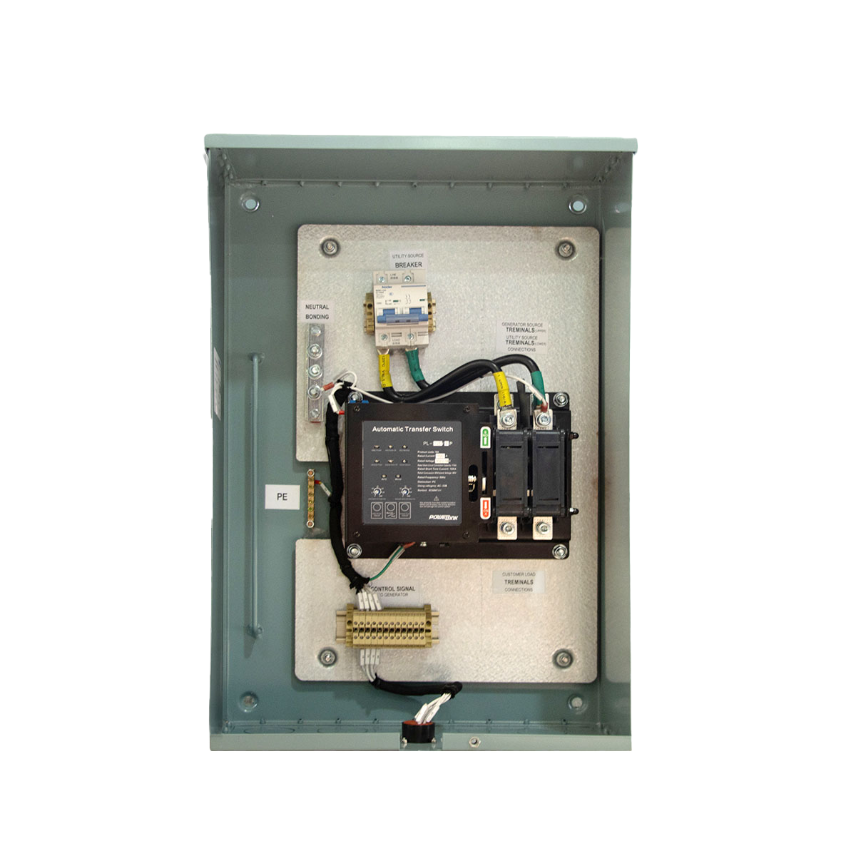 PC100A 1 phase Automatic Transfer Switch IP54 | Gogopower